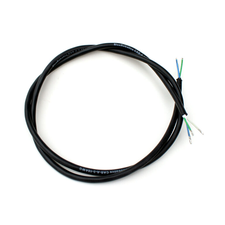 High-Power Tether Cable with Connectors for OTPS - BLUE ROV Solutions