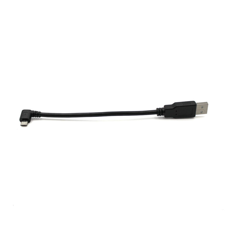 6" Left Angle Micro-USB to USB-A Cable - BLUE ROV Solutions